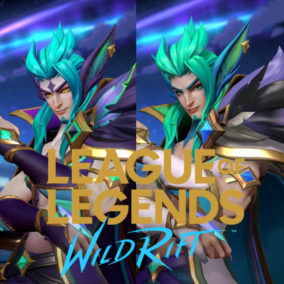 ArtStation - Star Guardian Rakan Wild Rift Skin Turntable Animation