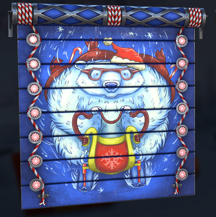 ArtStation - bear on a snowmobile for rust