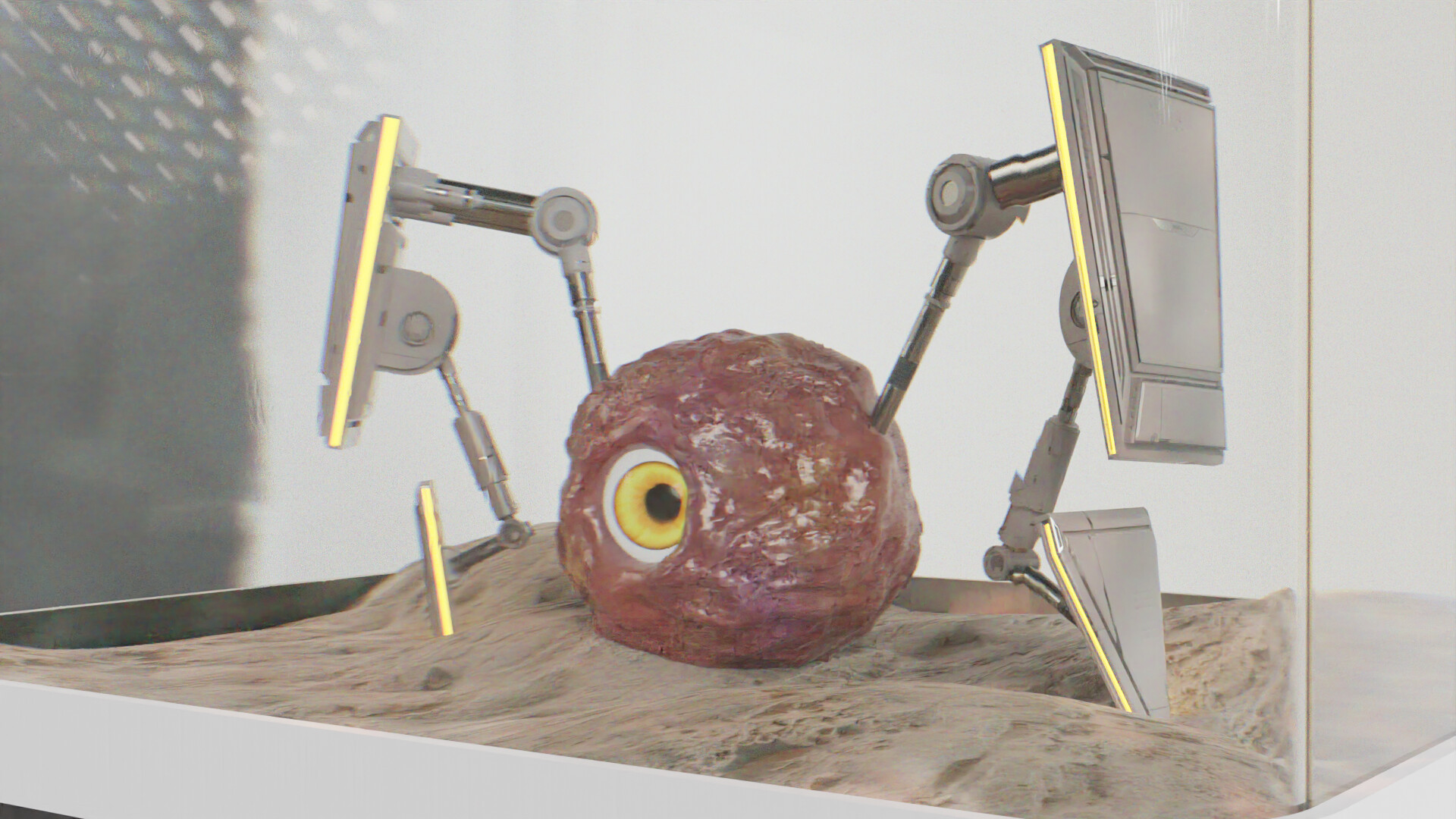 ArtStation - Flesh Robot, Animation + Still Frames (ZBrush + Substance ...