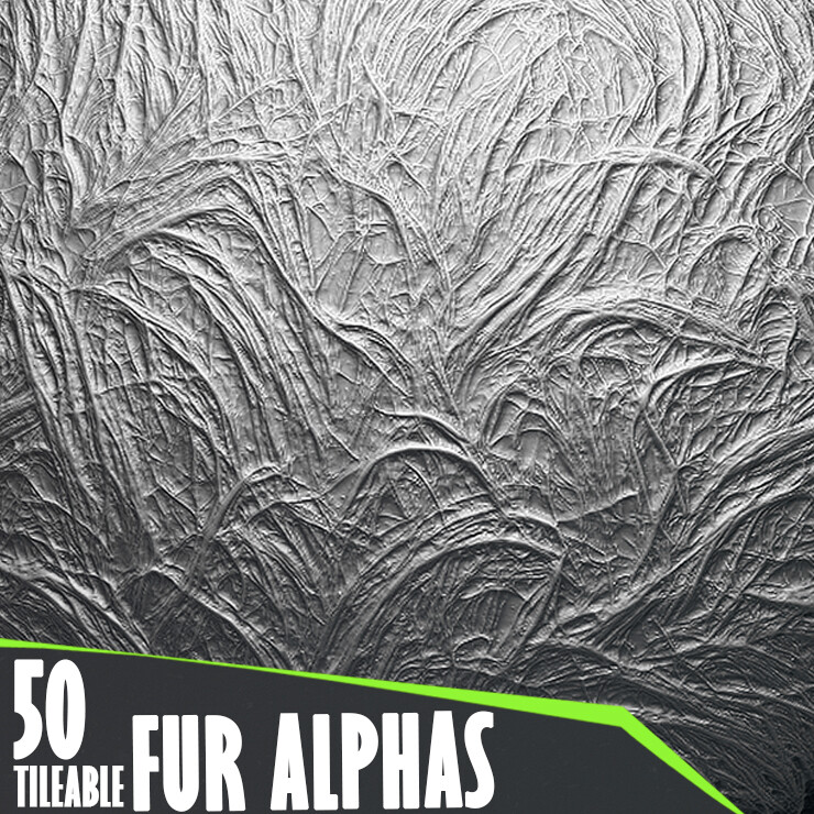 VK Gamedev Digital Products - 50 Fur and Hair Alphas (Tileable ...