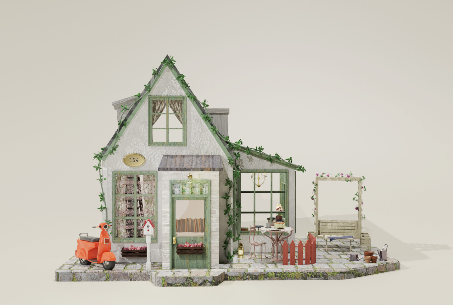 ArtStation - Spring House