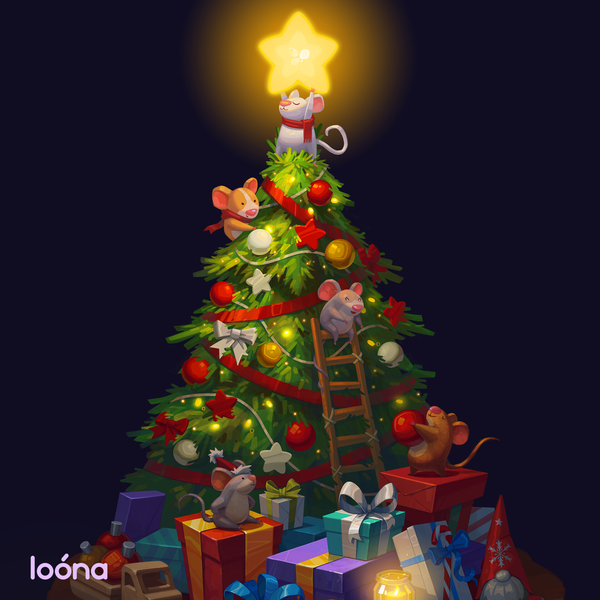 ArtStation - Christmas tree