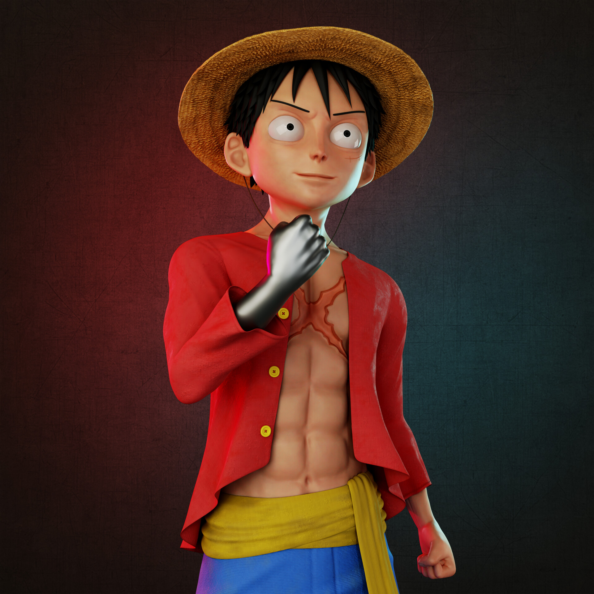 ArtStation - Monkey D Luffy - One piece fan art