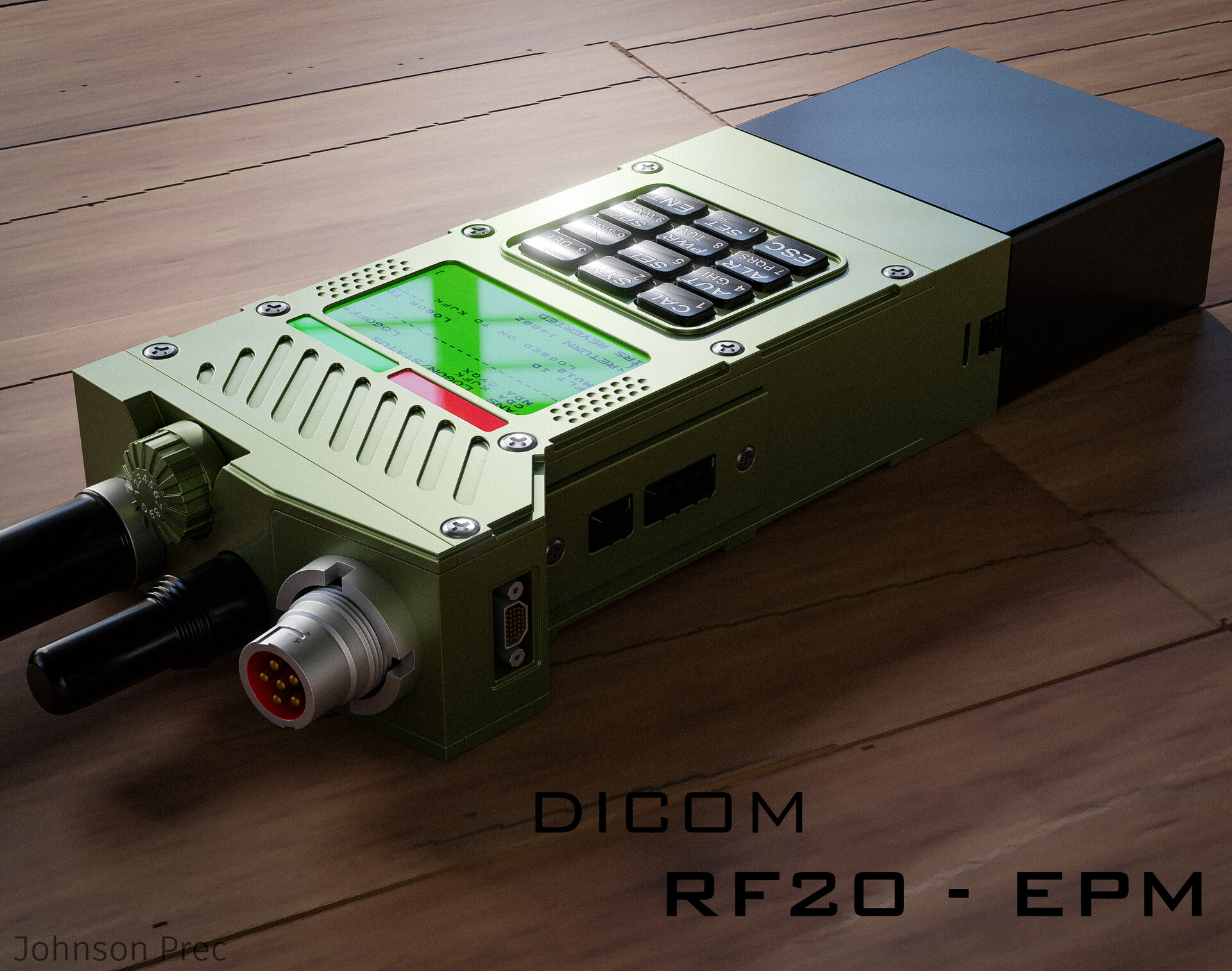 ArtStation - Handheld Military Radio