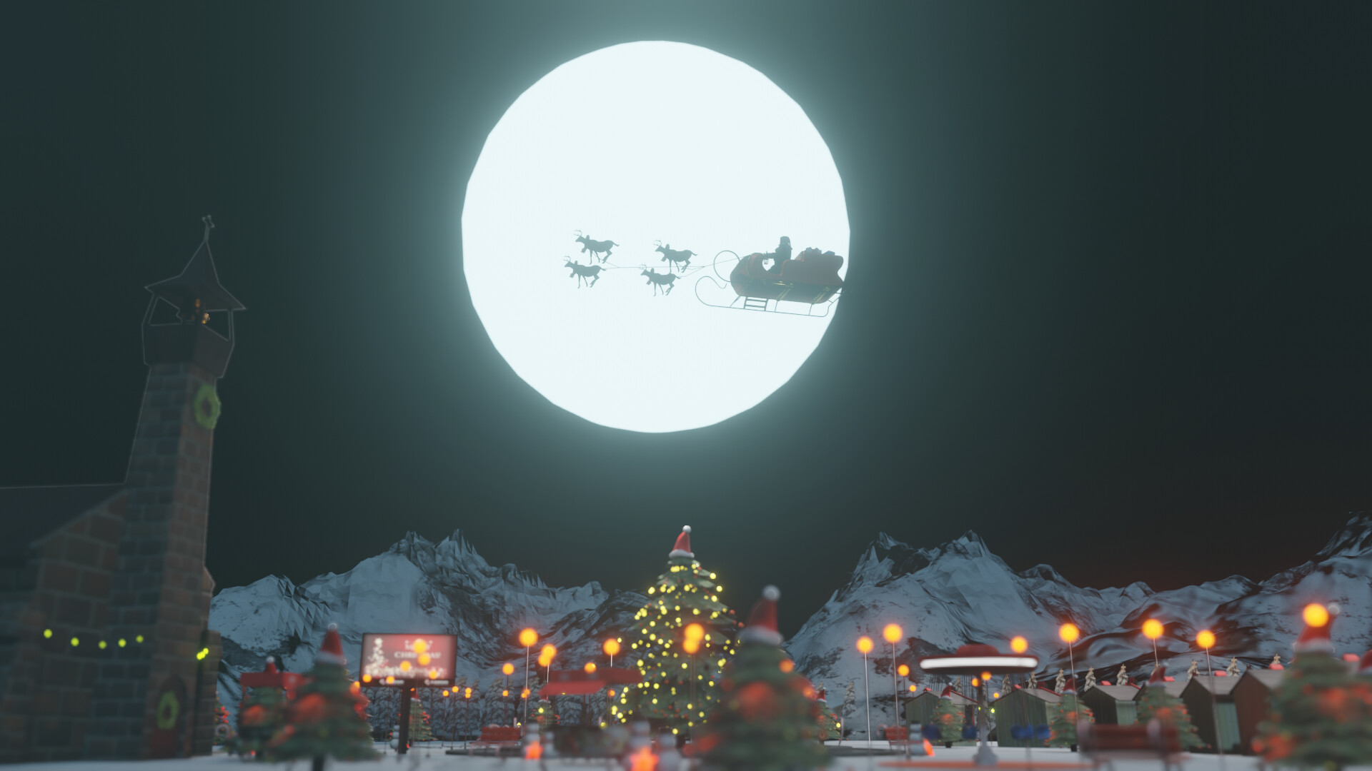 ArtStation - Meta Christmas Celebration