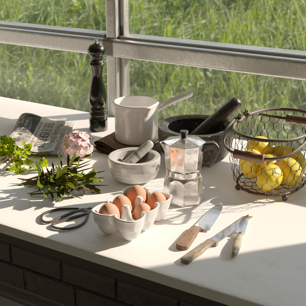 ArtStation - 3D environment modeling