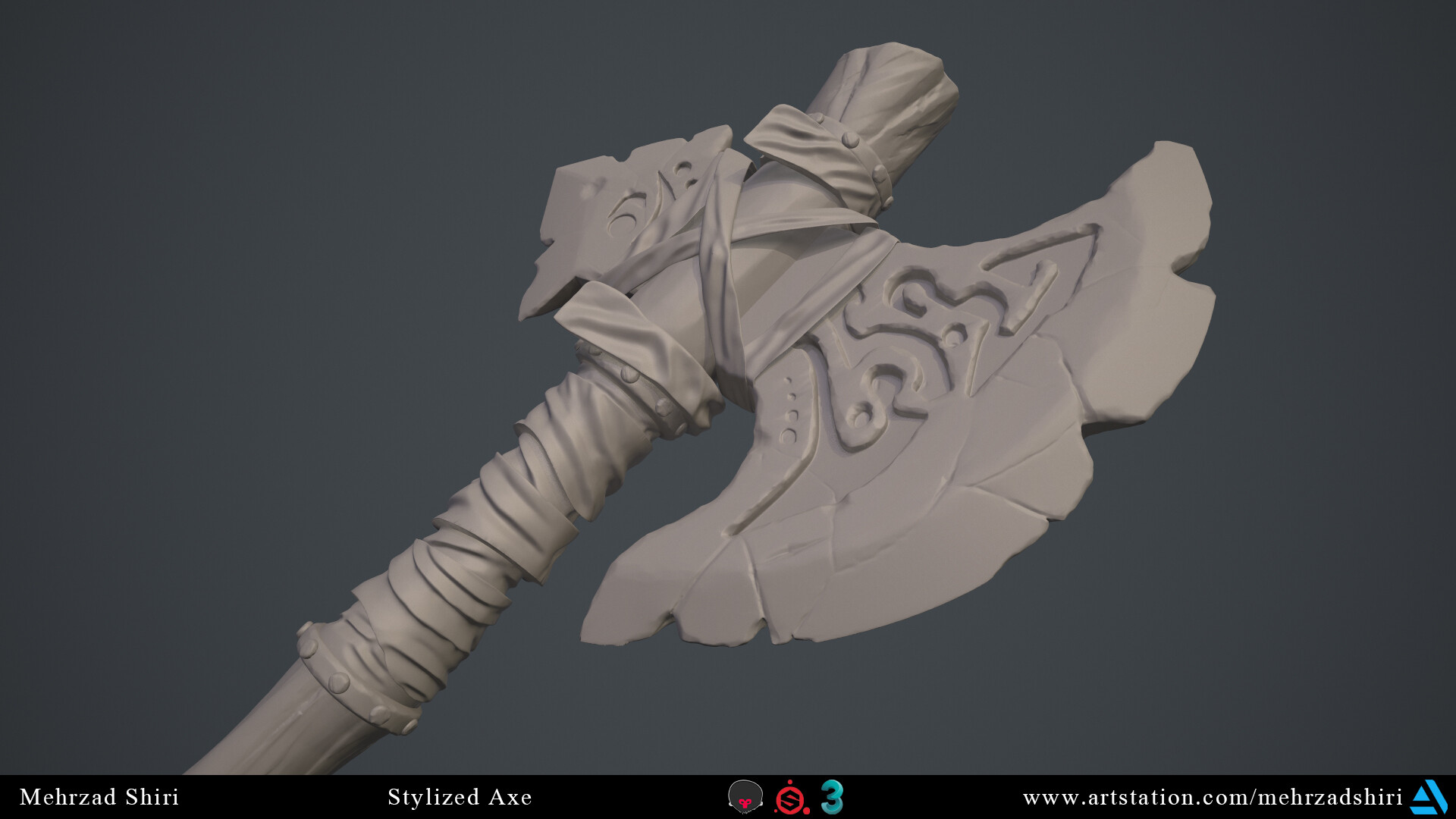 ArtStation - Stylized Axe