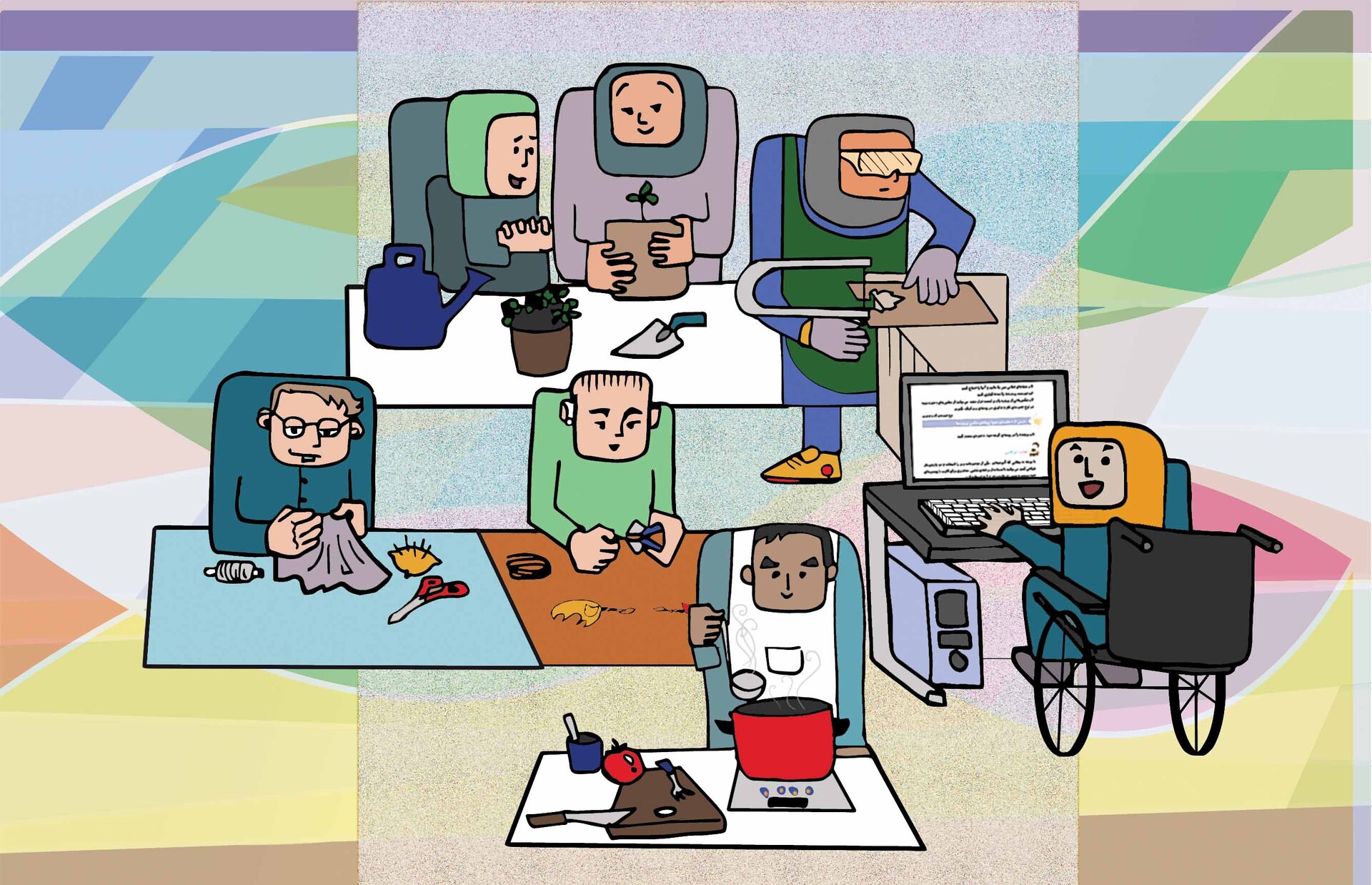 ArtStation - Apprenticeship Book Illustration (Highschool course, Iran)