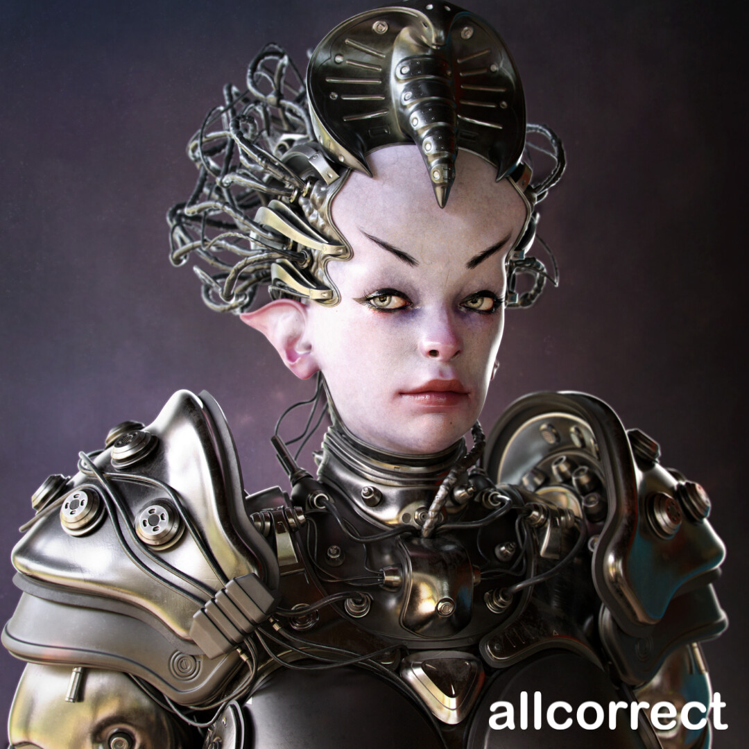 ArtStation - 3D Sci-fi Character