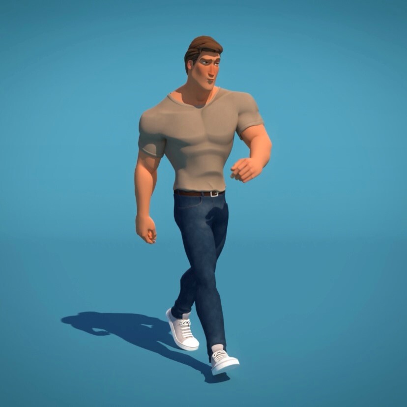 ArtStation - Dude Walk - Animation