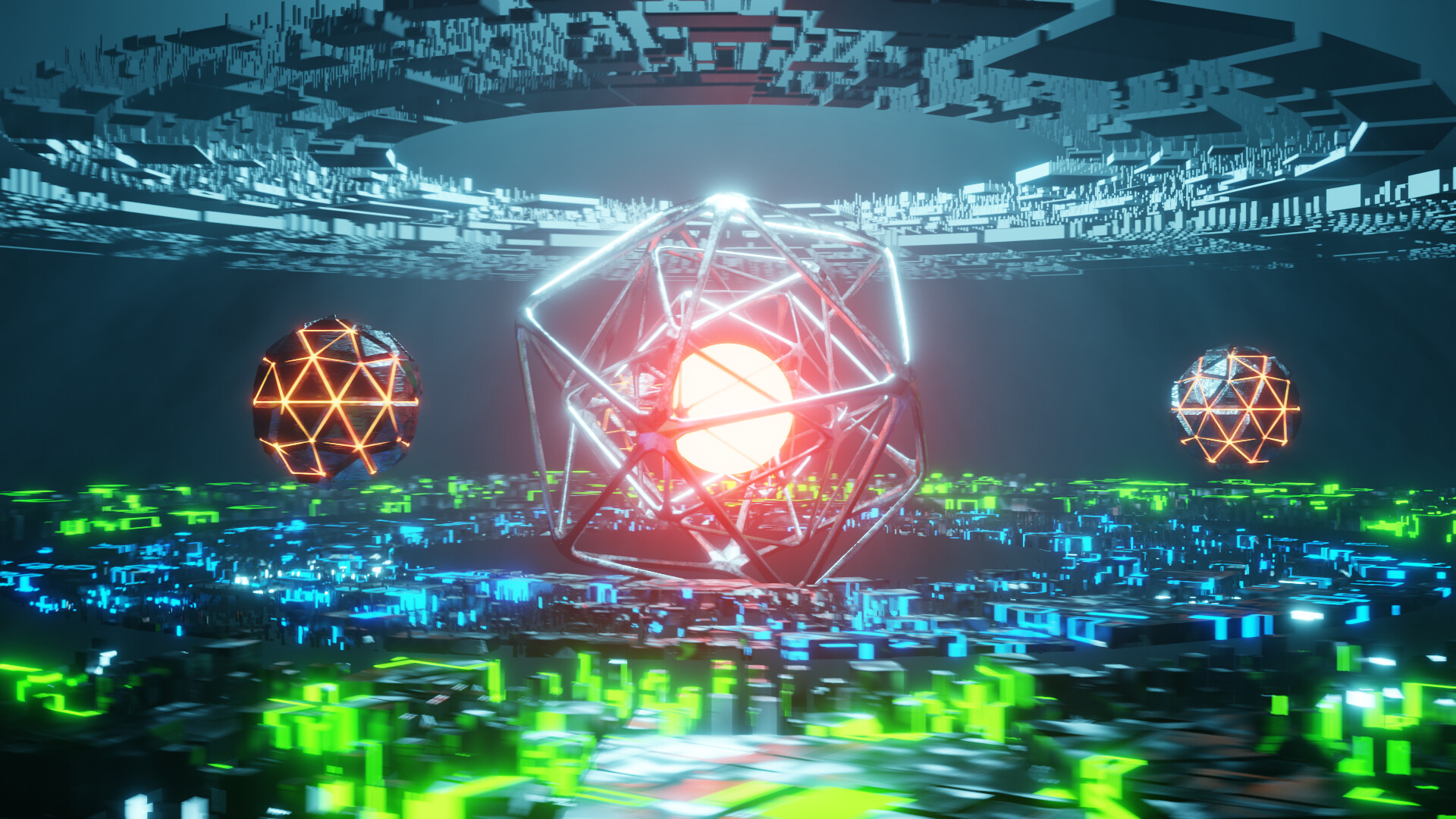 ArtStation - Energy source of alien colony