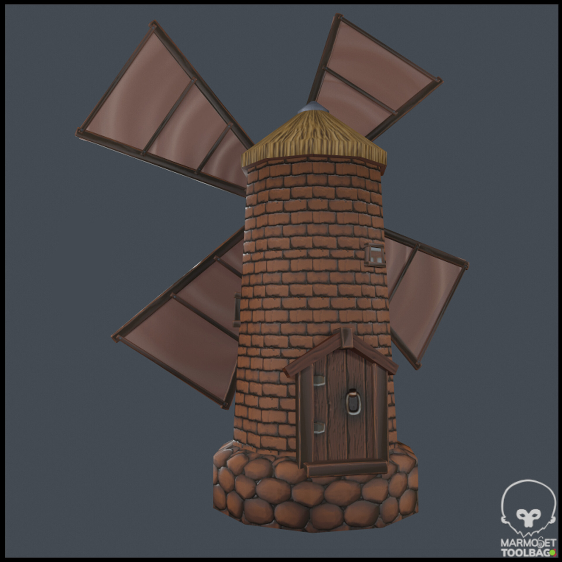 ArtStation - wind_mill_props