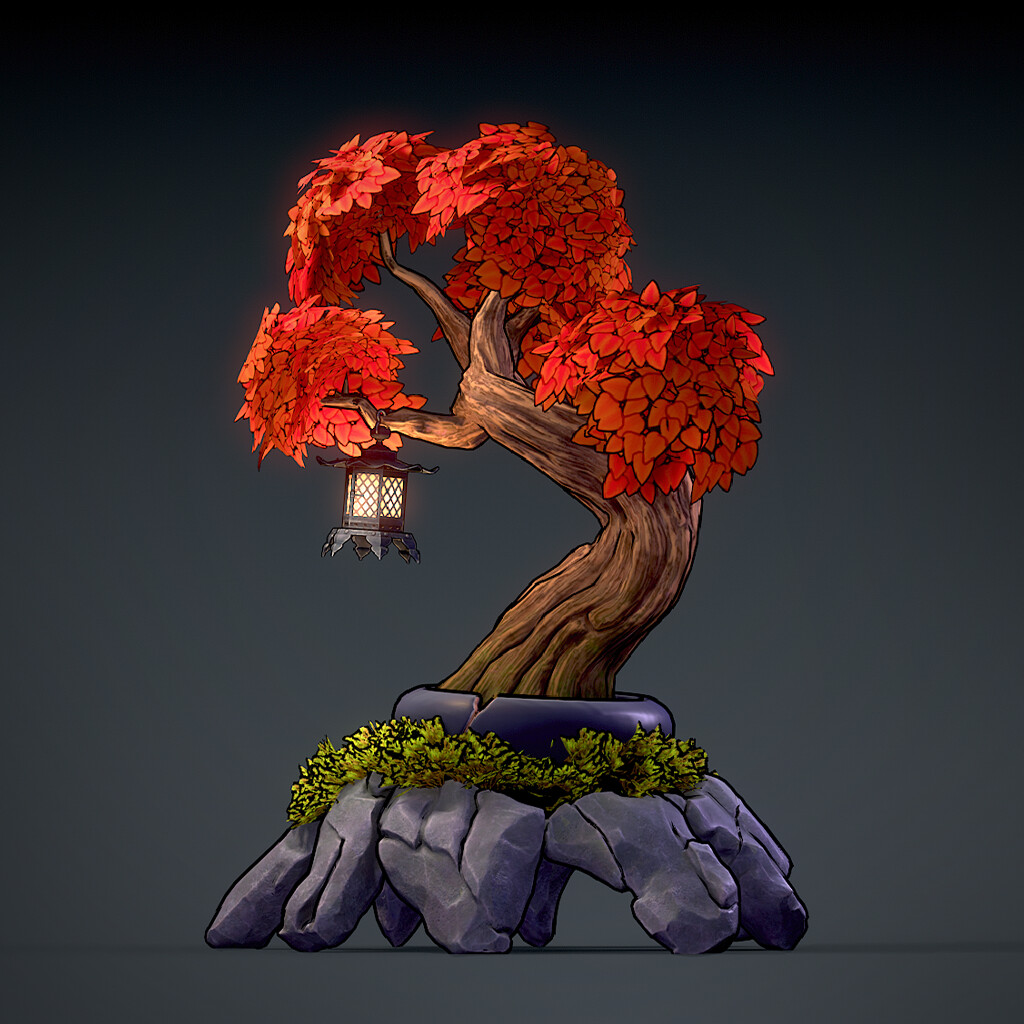 Krista Hilge - Stylized Bonsai Tree