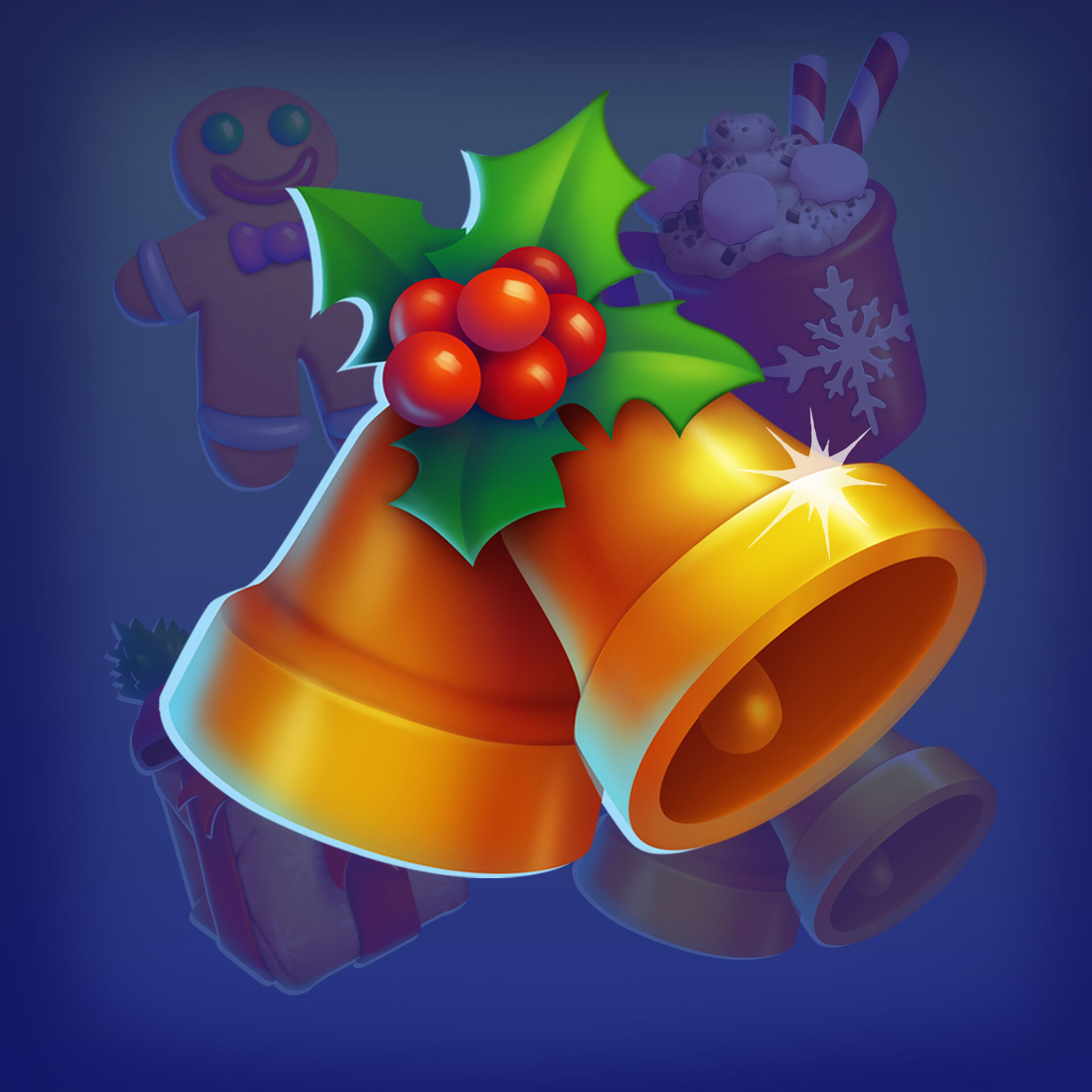 ArtStation - Christmas icons