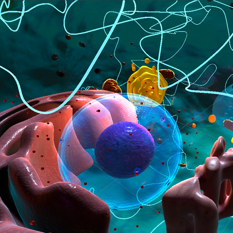 ArtStation - VR LABORATORY: BIOLOGY. FUNGAL CELL
