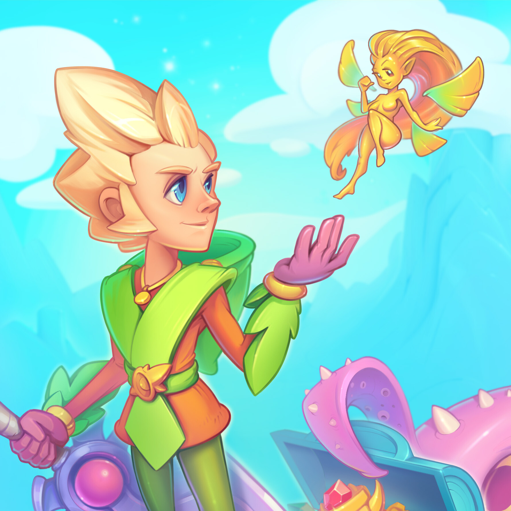 ArtStation - Brave hero