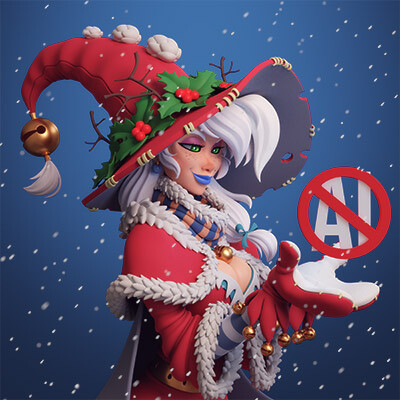 ArtStation - Christmas Witch