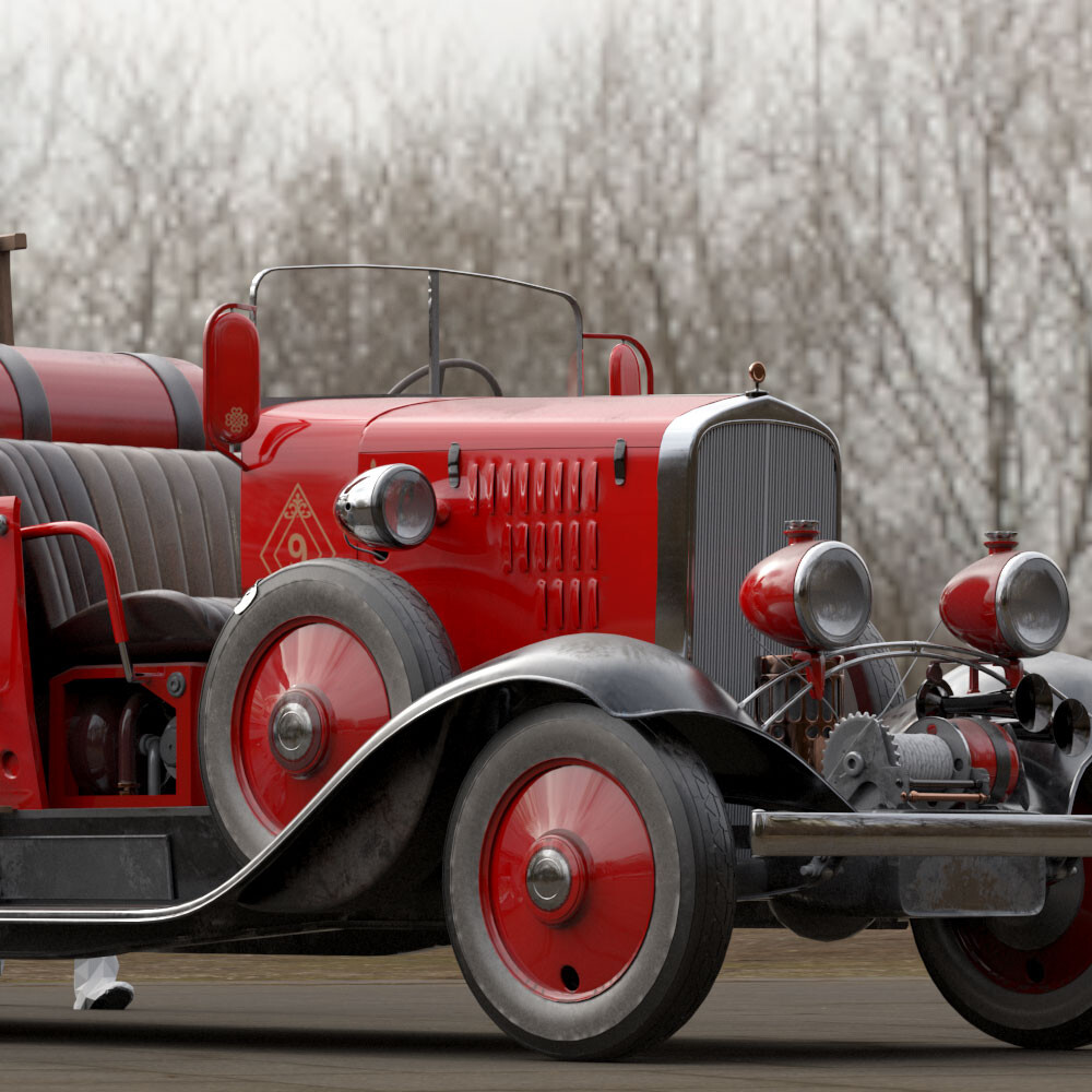 ArtStation - Fire Truck