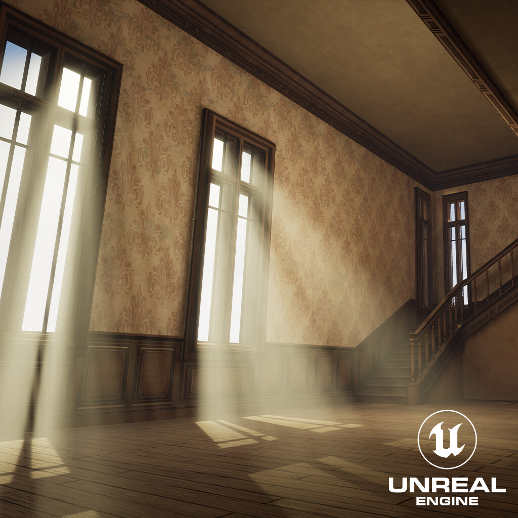 ArtStation - Trimsheet Exercice: Victorian Corridor