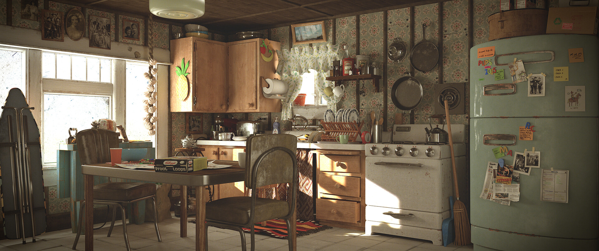 ArtStation - interiorScene of RenderMan