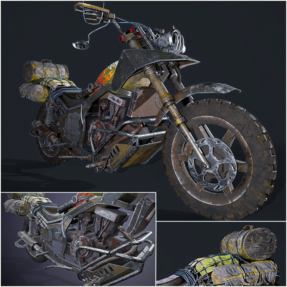 ArtStation - Days Gone Bike