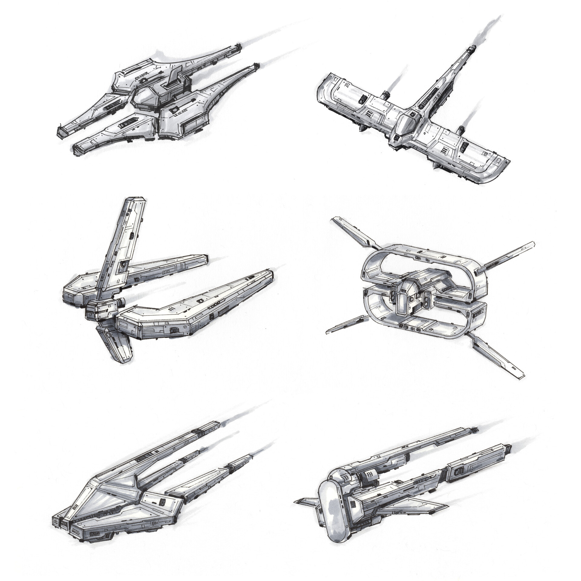 ArtStation - Space Ship Doodles 2022