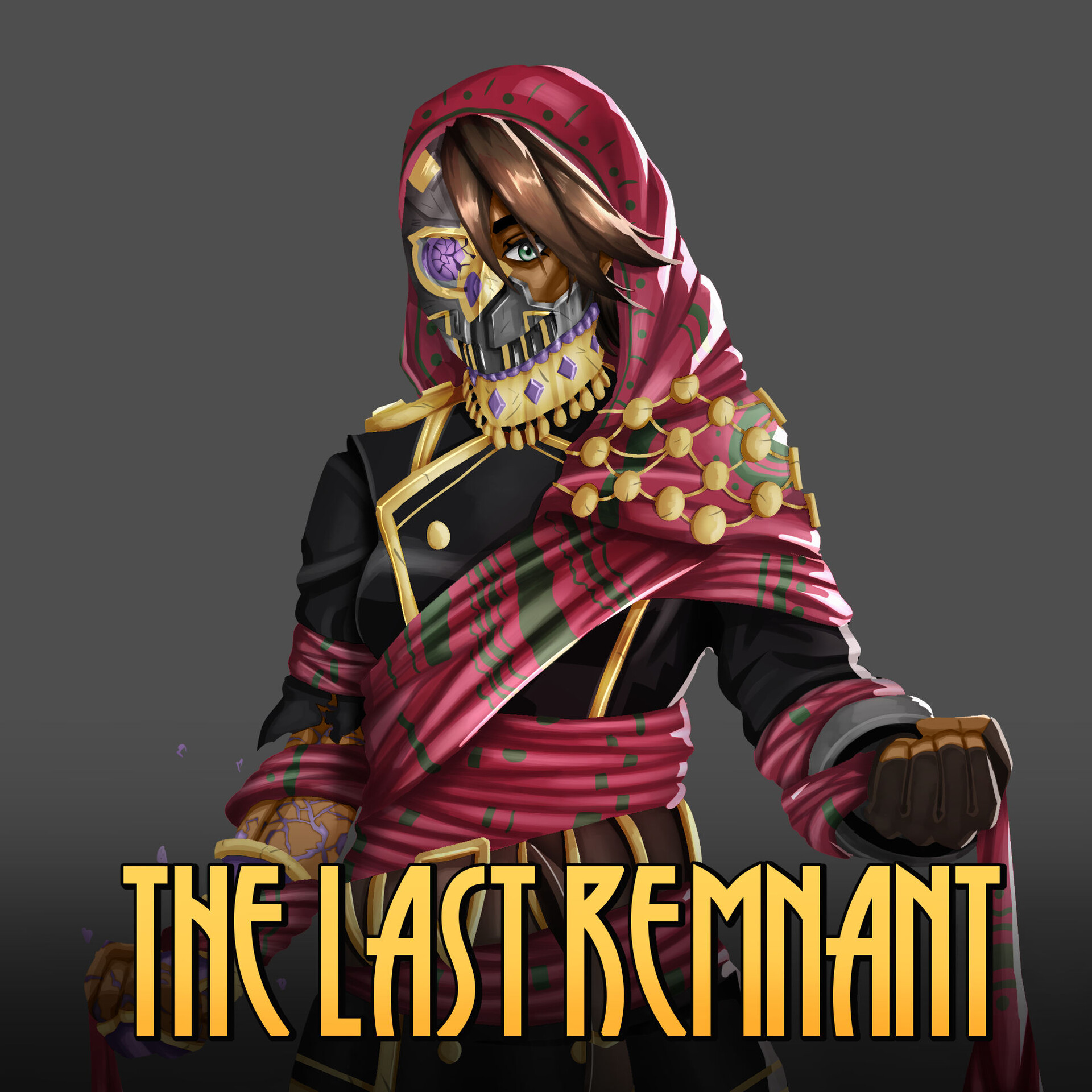 ArtStation - [2D School Project] Armed Guard Character Design