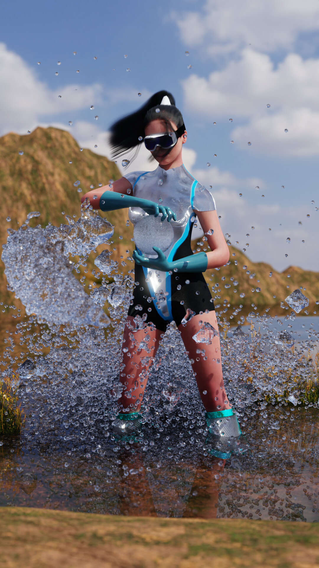 ArtStation - waterjet