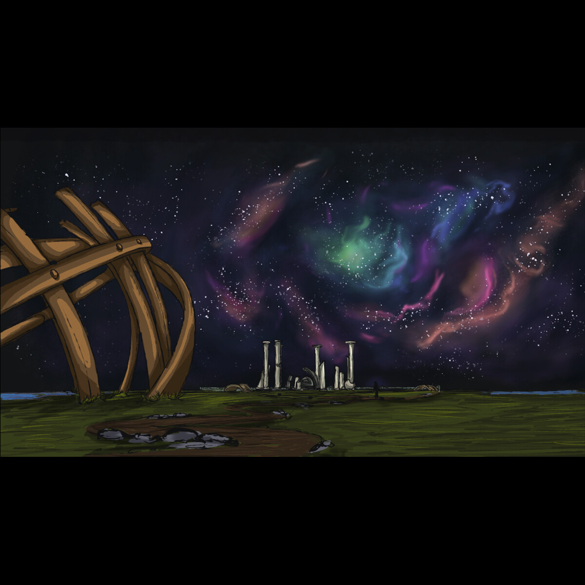 ArtStation - Ancient Space Ruins Concept Art