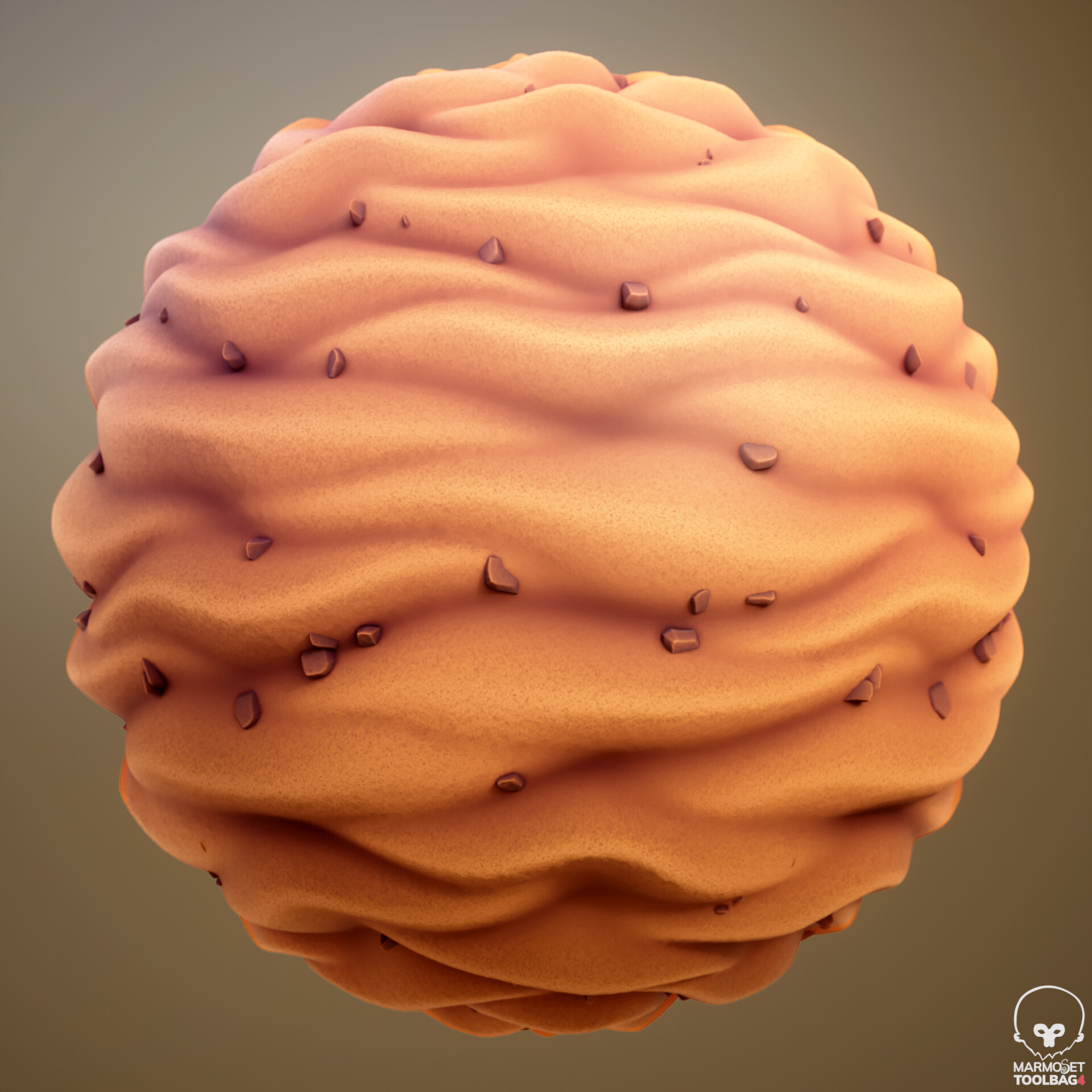 ArtStation - Stylized Sand and Pebbles Material