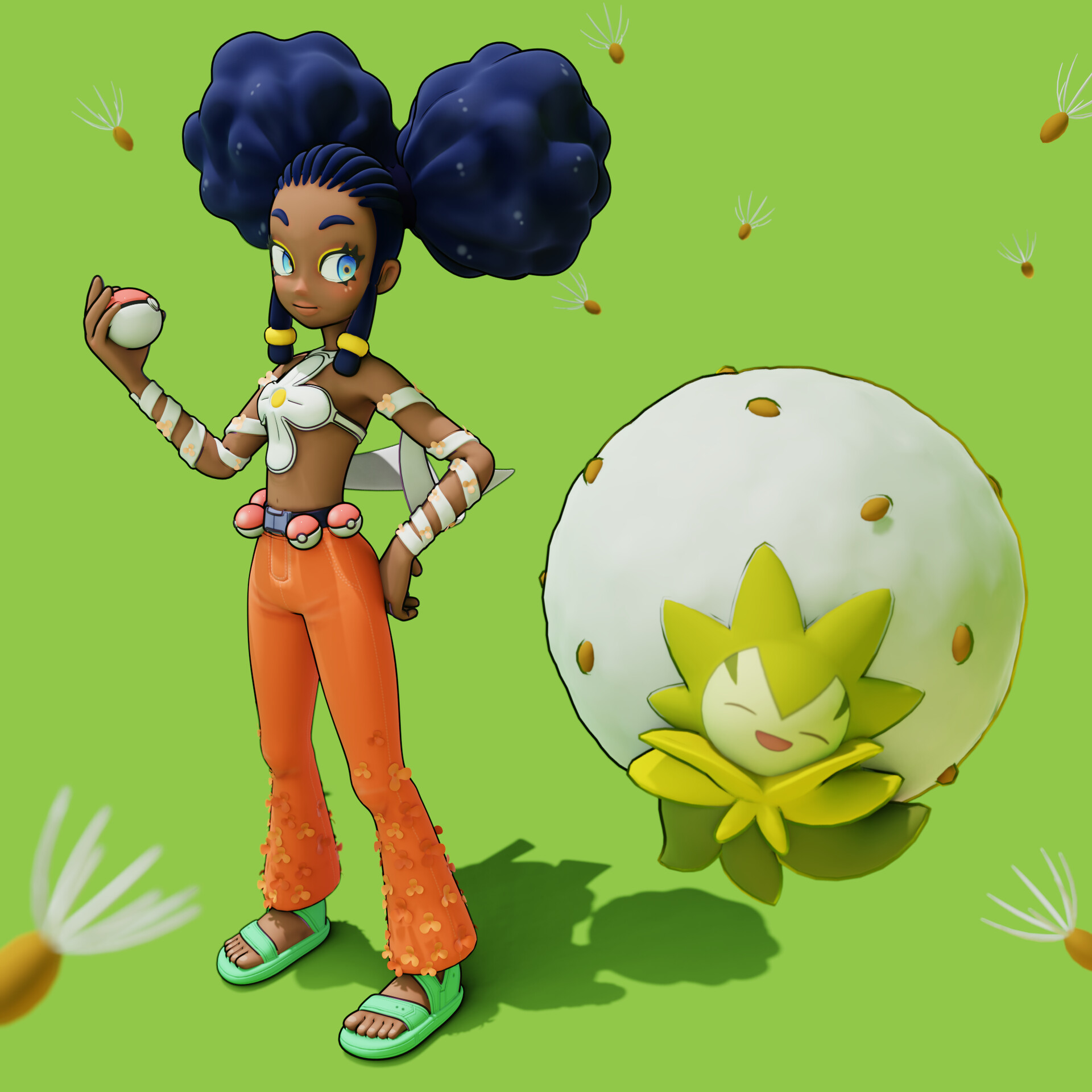 ArtStation - MONET X CHANGE 3D CHARACTER MODELING