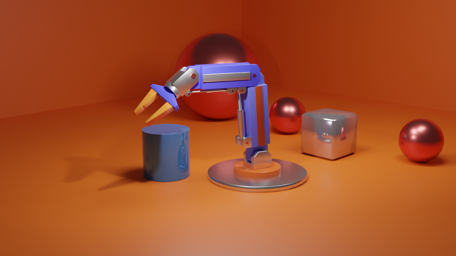 ArtStation - Simple Robot Arm