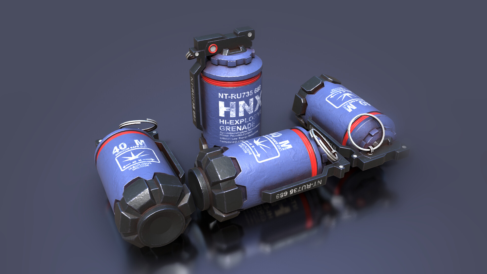 ArtStation - Sci fi Grenade