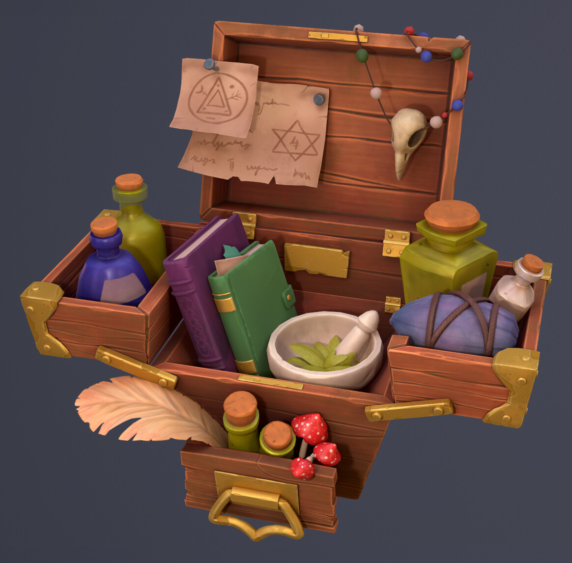ArtStation - Stylized Alchemy Chest