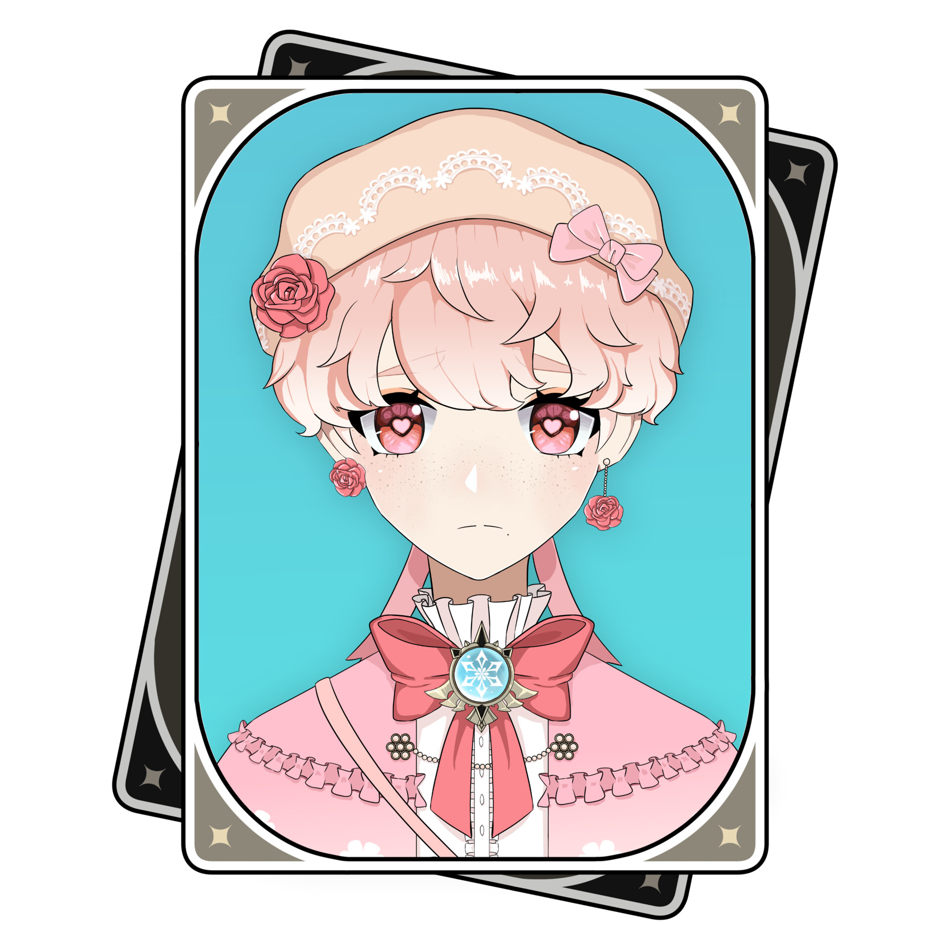 ArtStation - Rozetta - Genshin OC card