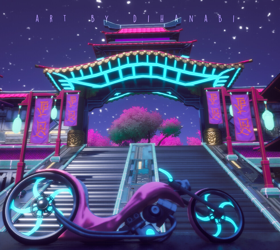 ArtStation - Cyberpunk Edo