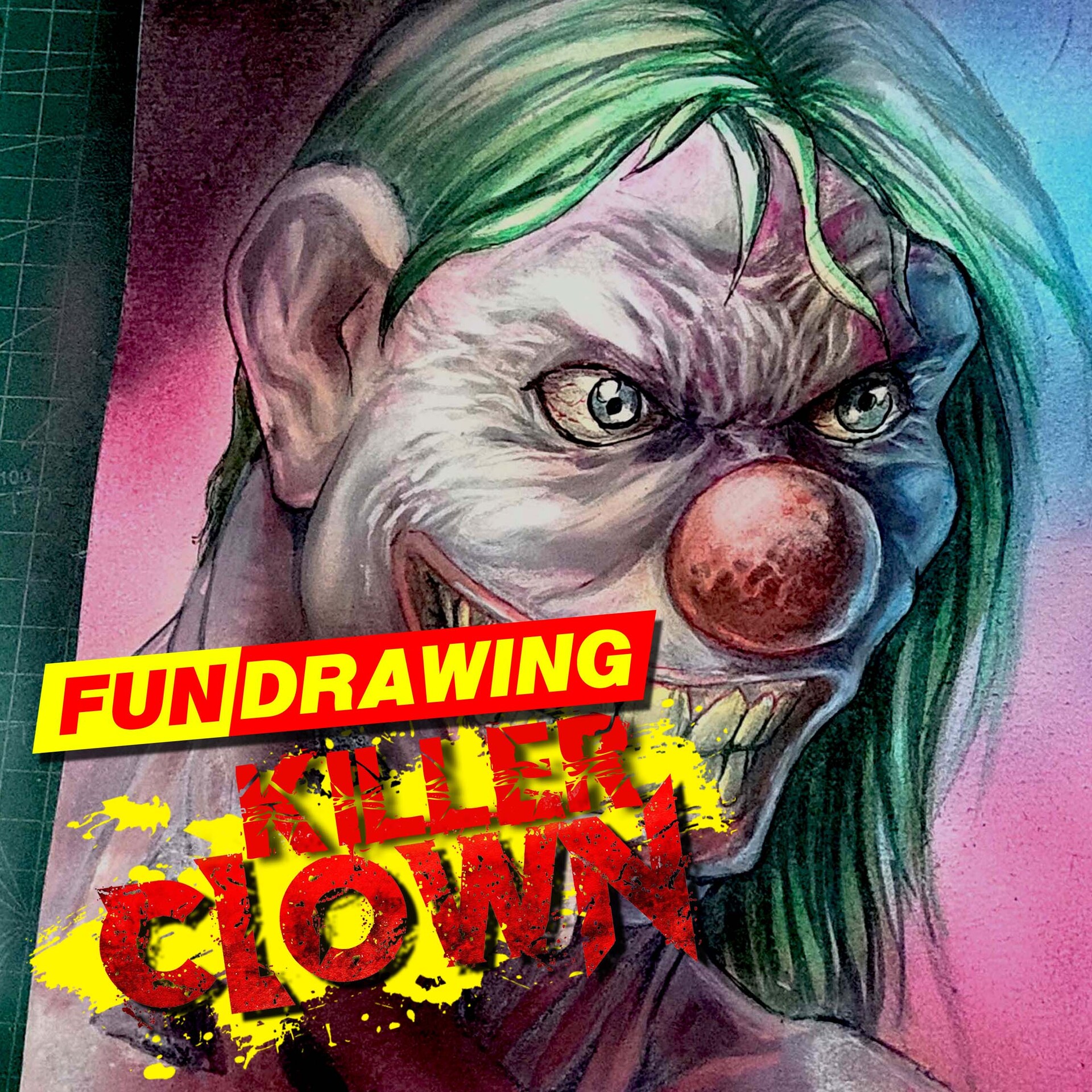 ArtStation - Fun Drawing Killer Clown