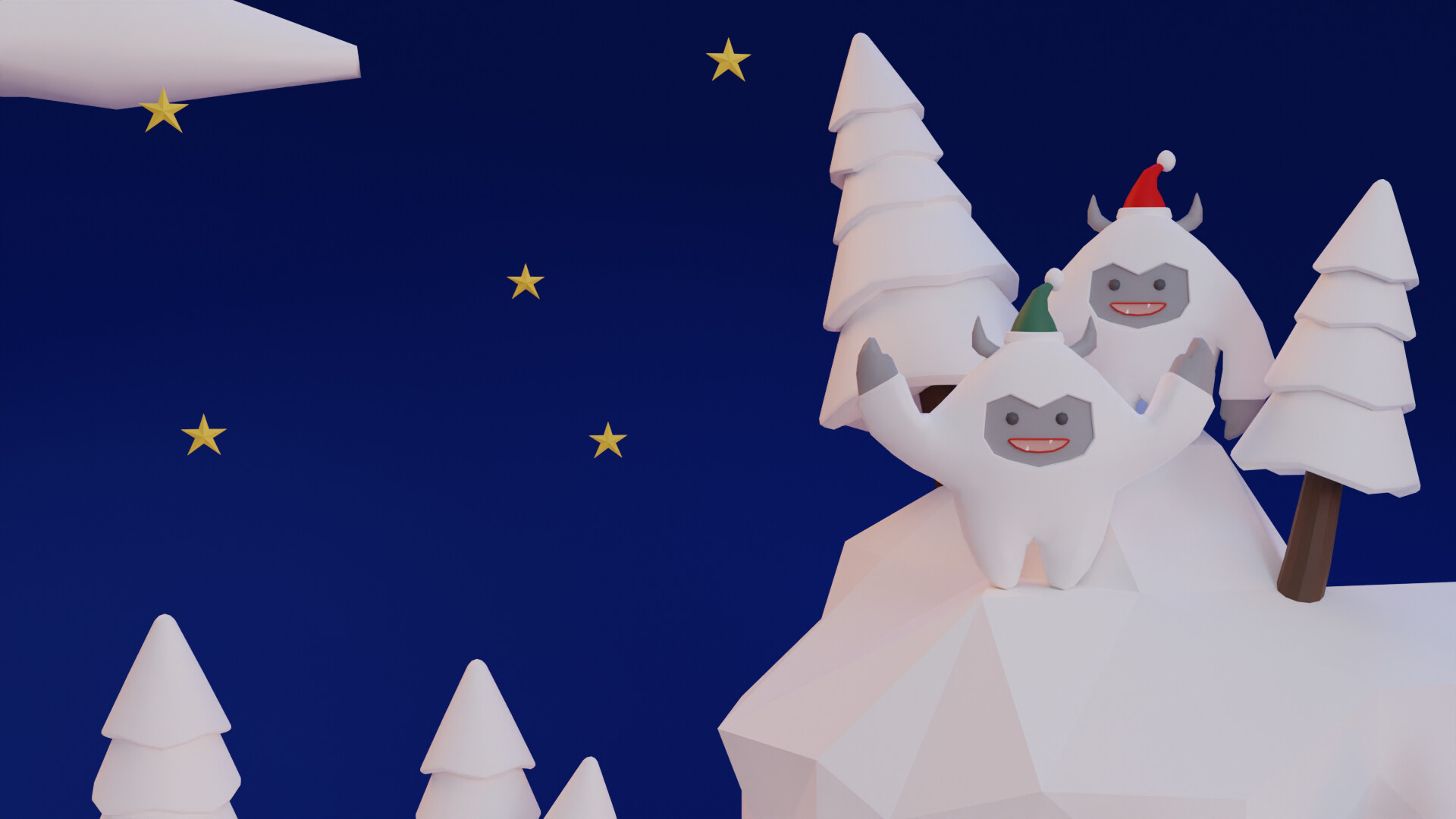 ArtStation - Low Poly Christmas Set