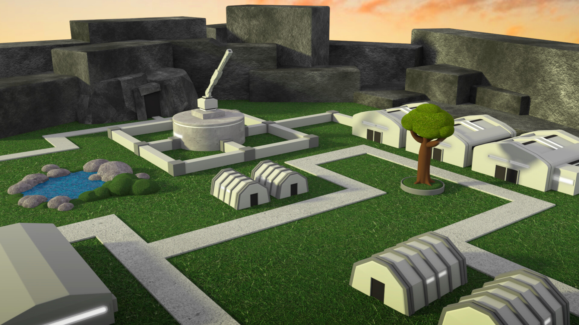 ArtStation - Roblox Tower Battles Toy Background