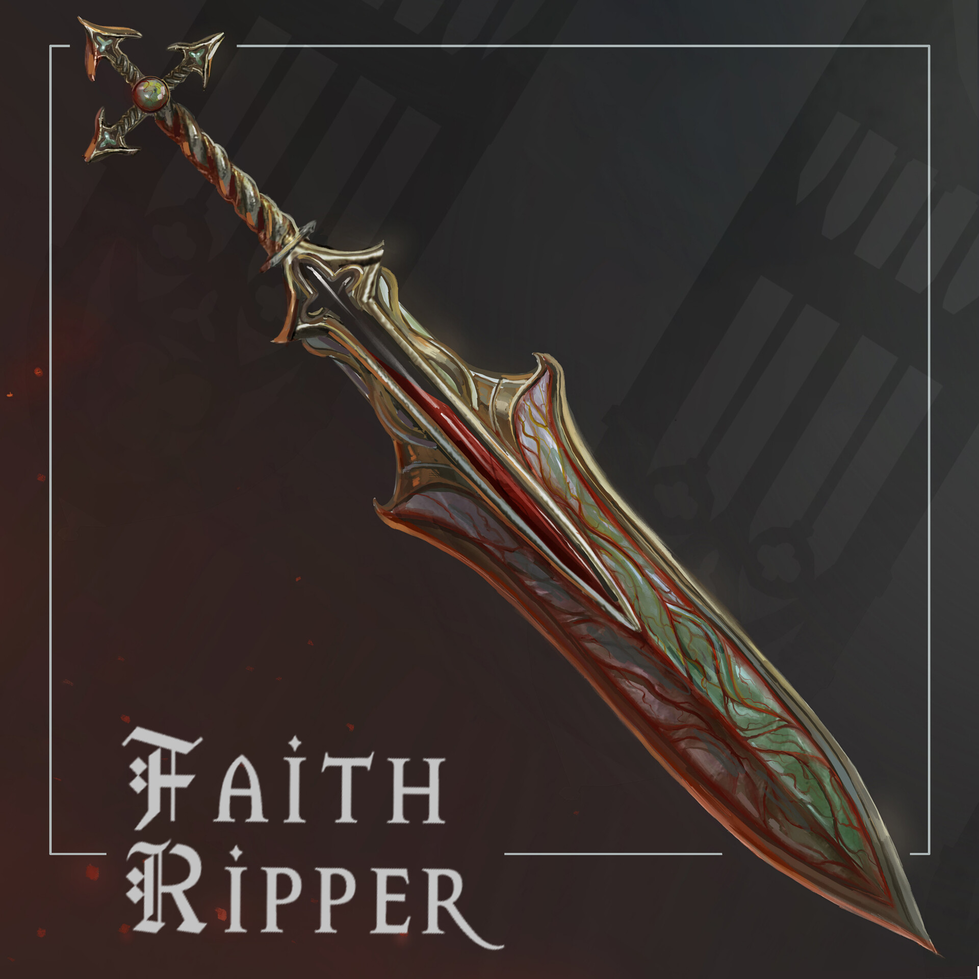 ArtStation - Faith Ripper - Game Weapon
