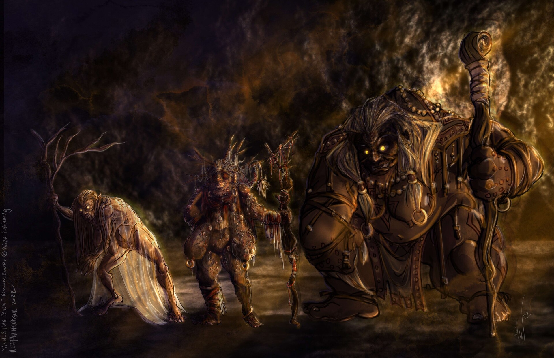 ArtStation - Anise Hag Coven: Rise of the Runelords