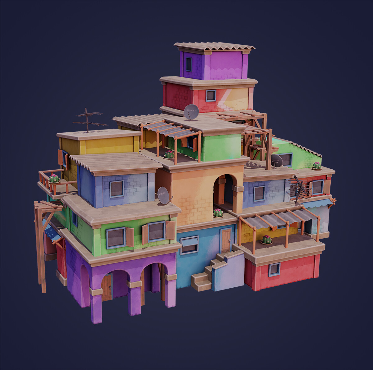 ArtStation - Favelas & Gravestones - Modules