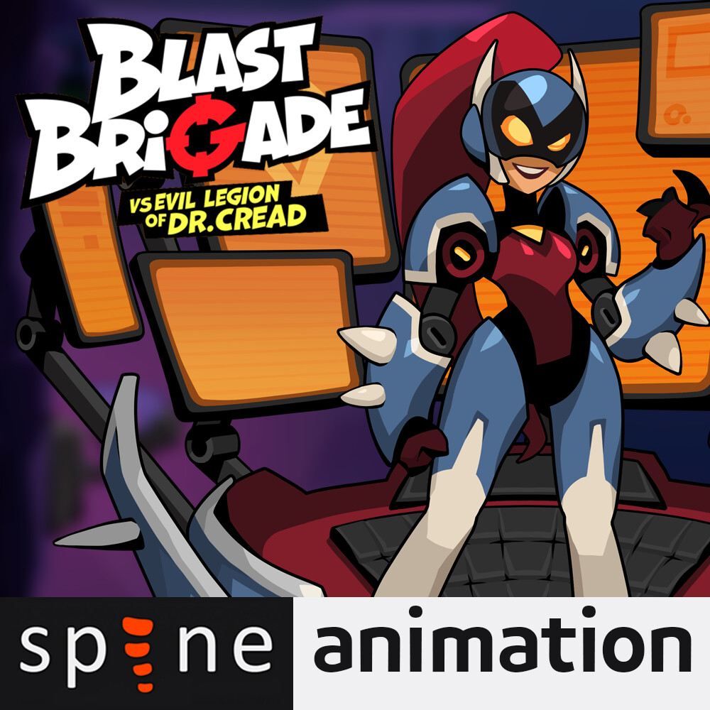 ArtStation - Spine2D. Blast Brigade boss