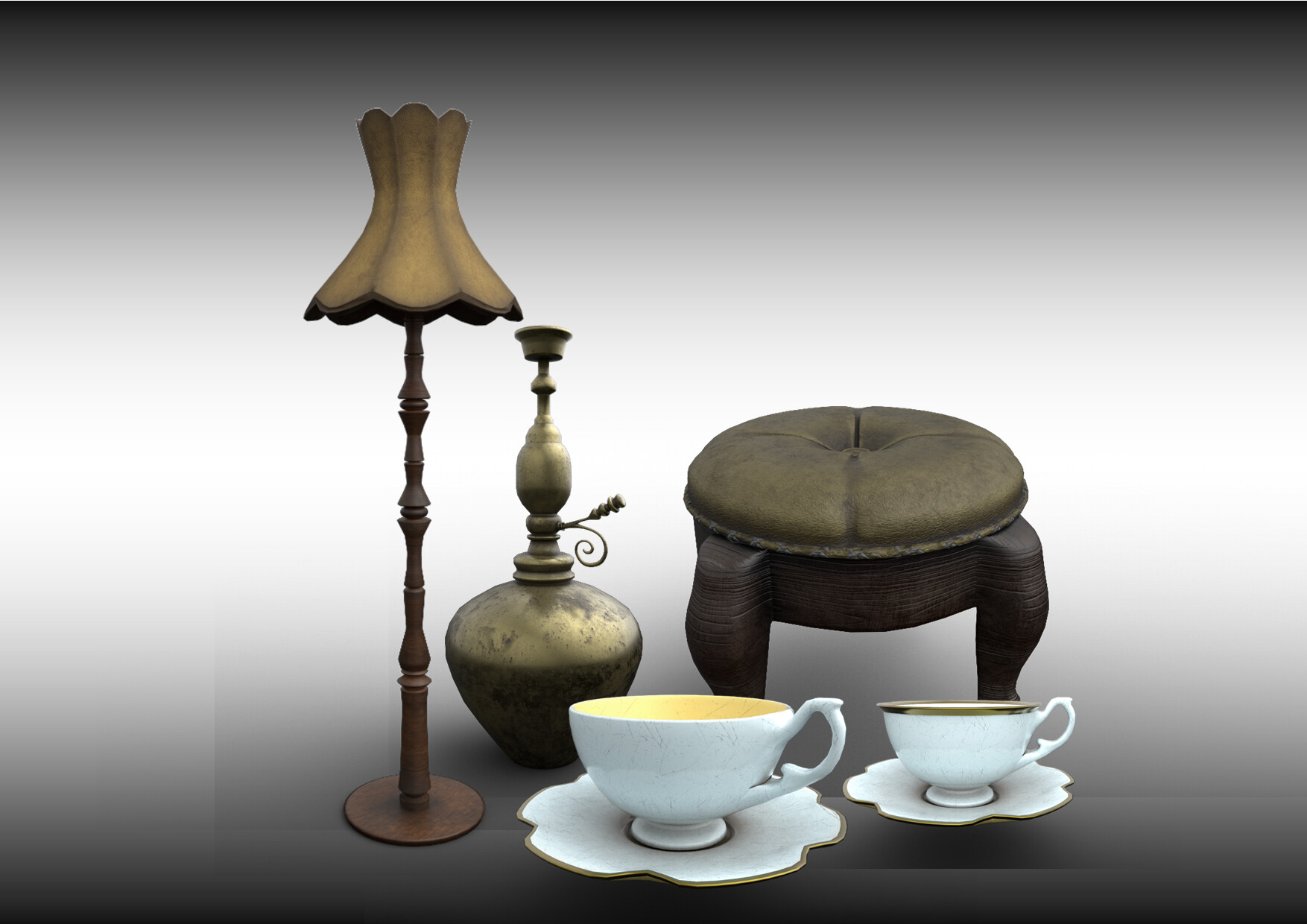 ArtStation - Prop Models for Uni Group Project