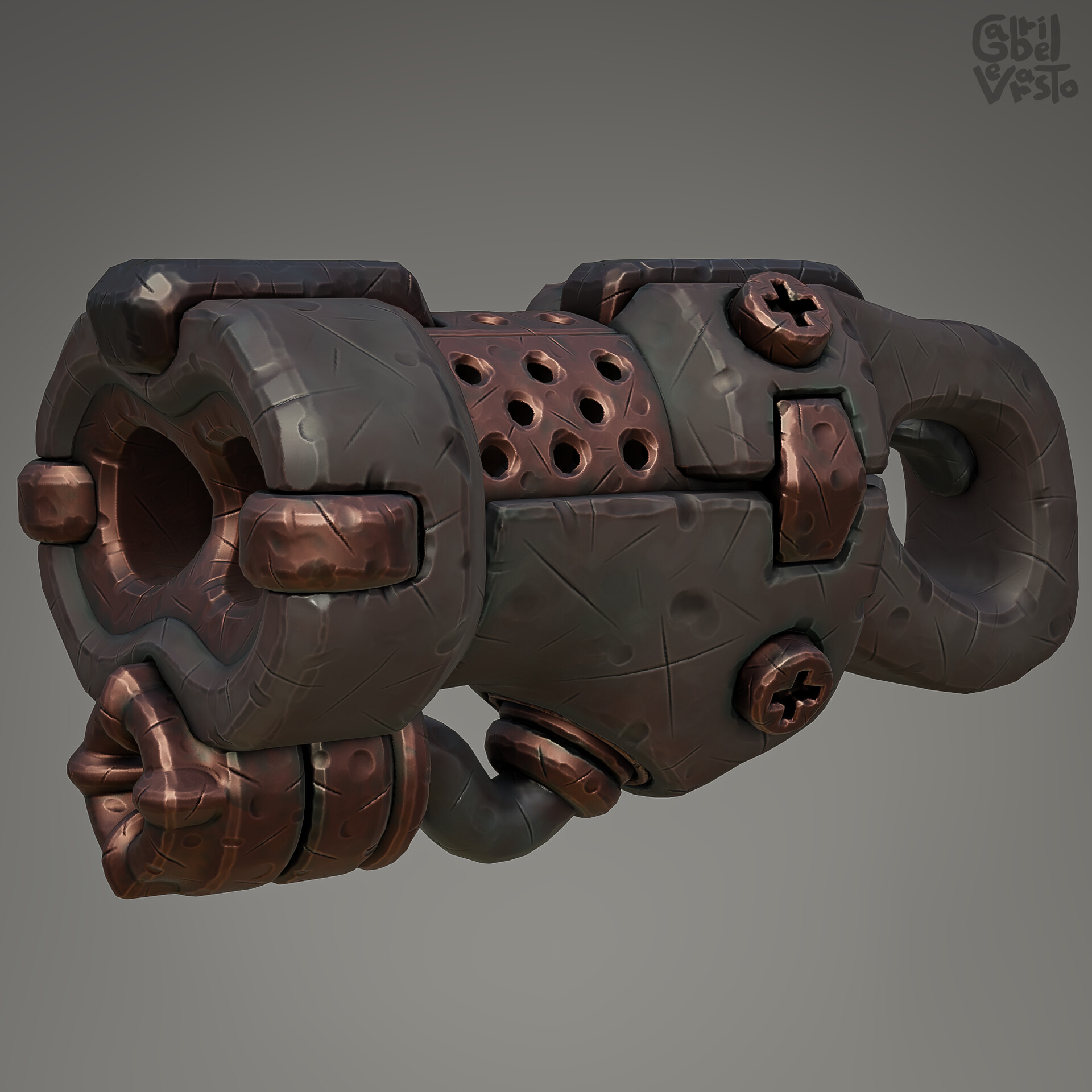ArtStation - Steampunk Weapon
