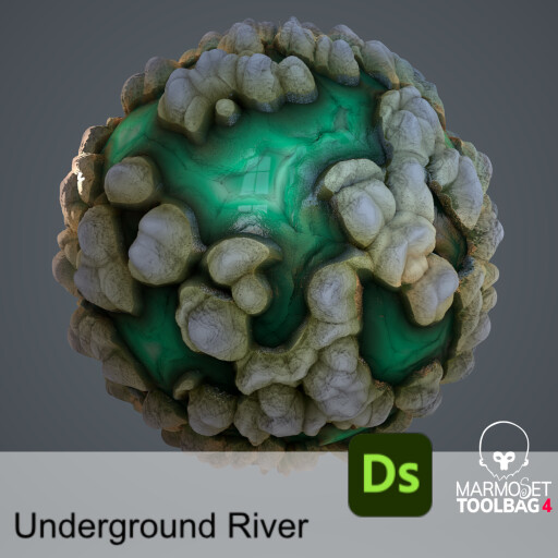 ArtStation - Underground River Material