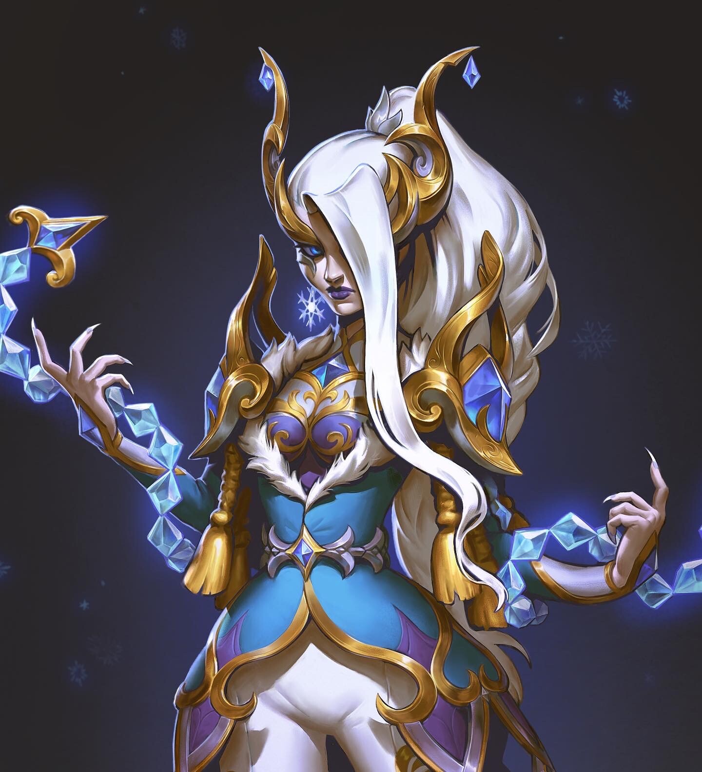 ArtStation - Winterbless Zyra refined concept
