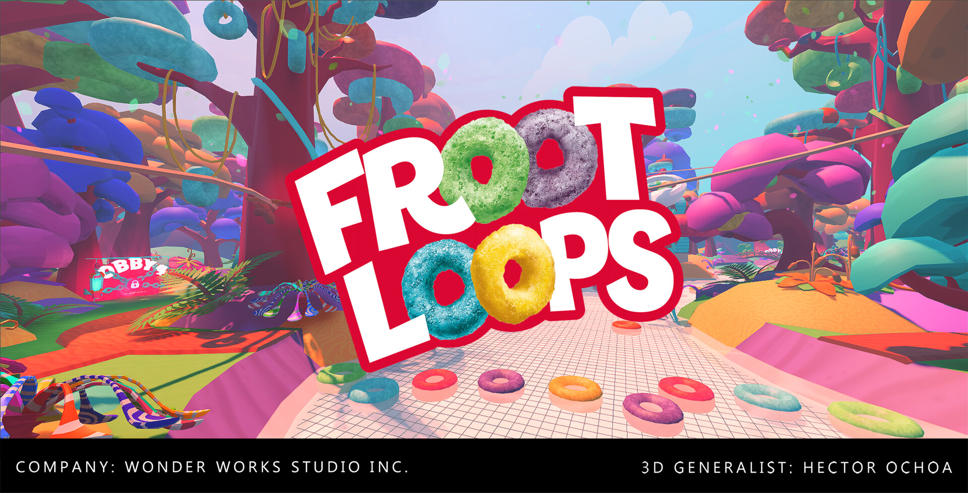 ArtStation - Kellogg's Froot Loops Metaverse World