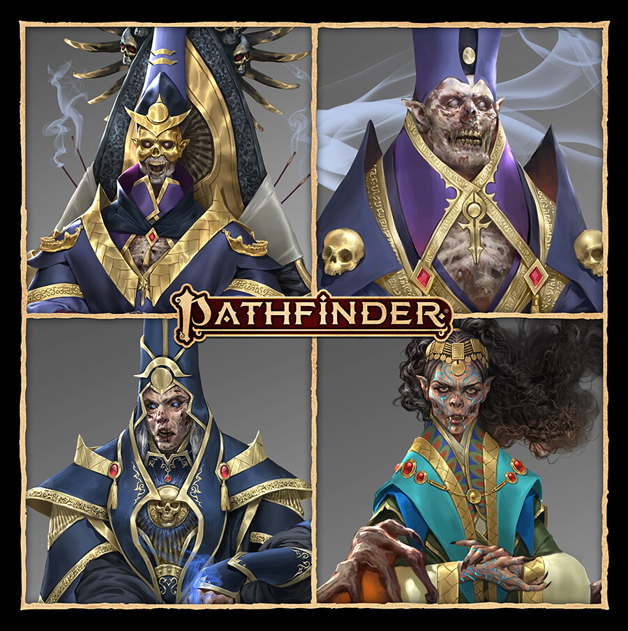 ArtStation - Undead Characters of Pathfinder Lost Omens: Impossible Lands