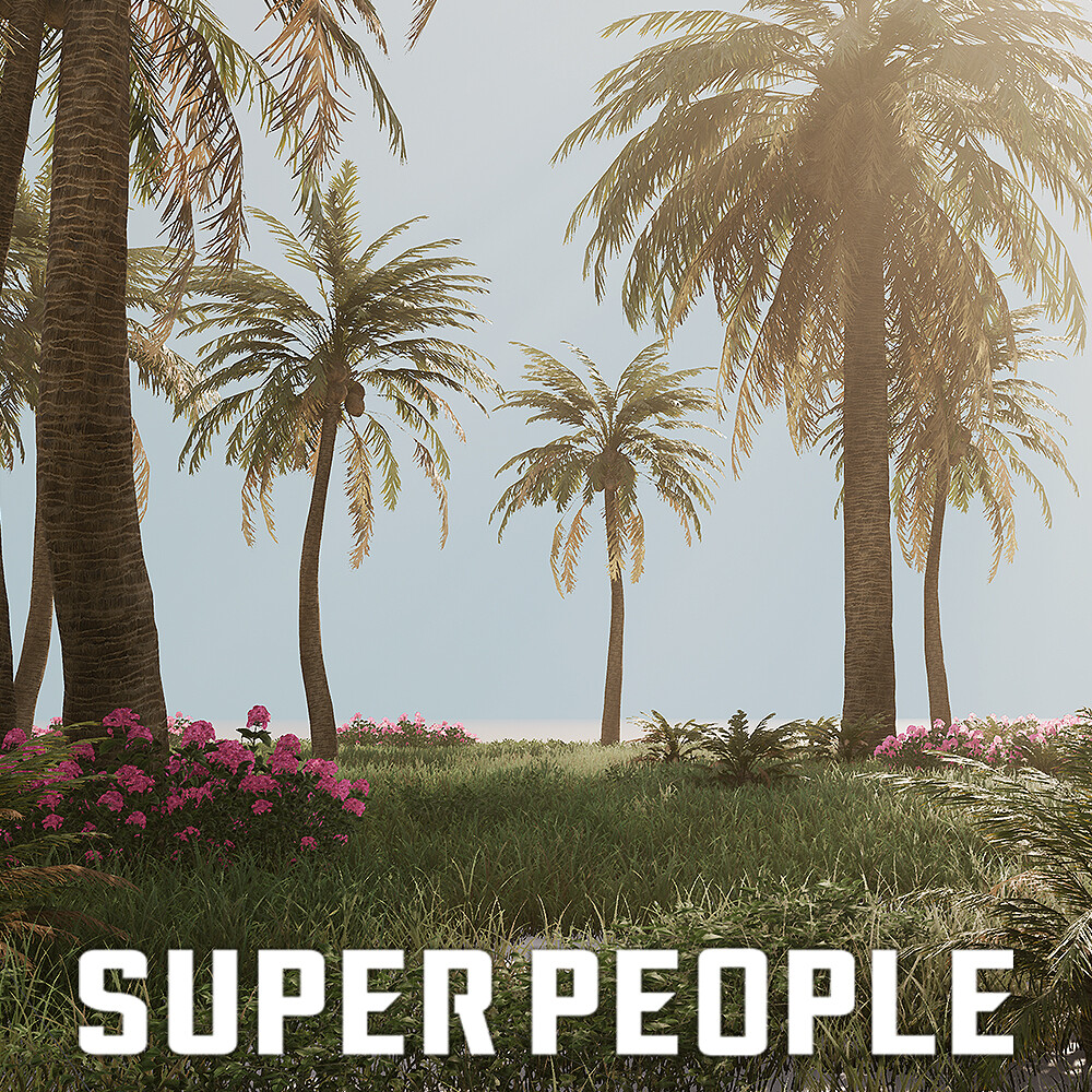 ArtStation - Super People - Foilage Assets